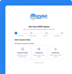 Online Pricing Quote Tool for HVAC Companies - HVAC Quote